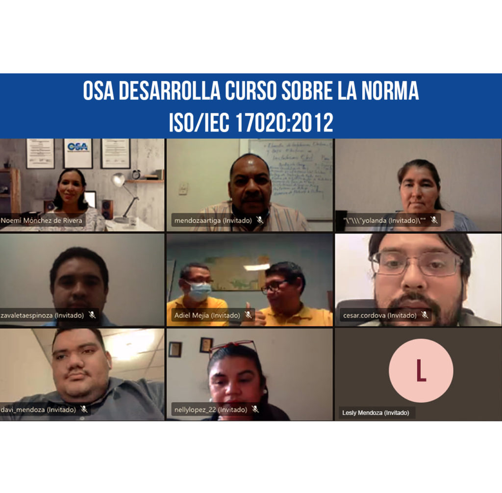 Organismo Salvadoreño de Acreditación | OSA imparte formación sobre la ...